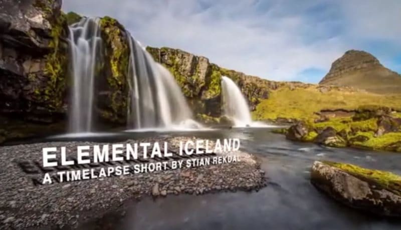 Timelapse de l'Islande et de sa nature
